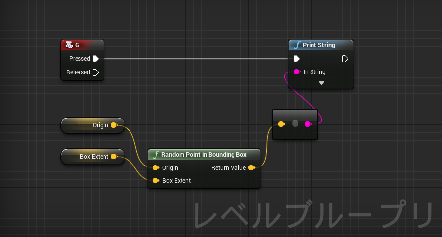UE4:Random Point in Bounding Box メモ - 僕の私のUnrealな日々