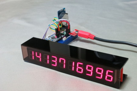 Arduino使用UNIX時間表示7セグメントLED表示器を作った - M.C.P.C. (Mamesibori Creation Plus Communication)