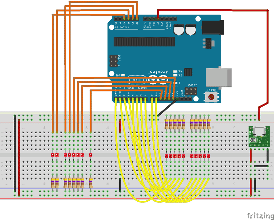 LED18チカをArduino Uno→Pro Mini→ATmega328で作る - M.C.P.C. (Mamesibori Creation Plus Communication)