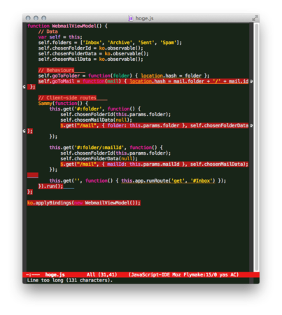 js2-mode forked and Flymake Google Closure Linter - 牌語備忘録 -pygo