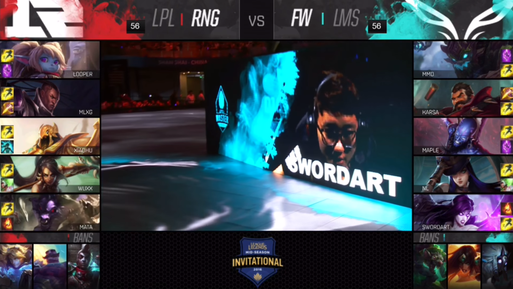 2016 MSI グループステージ4日目: RNG vs FW 解説翻訳 - LYE の League of Legends メモ