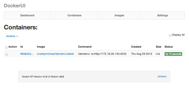 Docker上でDockerUIを試してみる - cpw's diary
