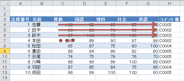 初心者のためのexcelエクセルマクロvba入門 成績表マクロの作成:エラーチェックその2 初心者のためのexcelマクロ超入門(絶対