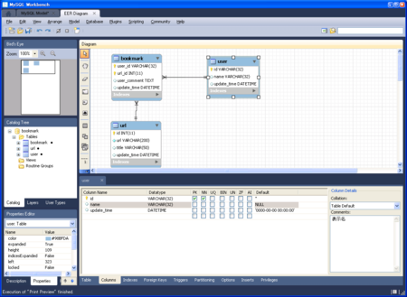 [B! Workbench] mysqlのWorkbenchで実DBからER図を自動生成 - end0tknr's kipple - web写経開発