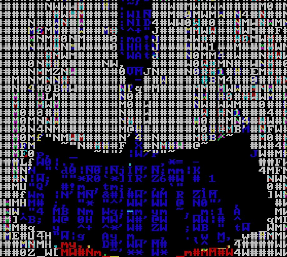 Fortran で ASCII ART カラー版 - fortran66のブログ