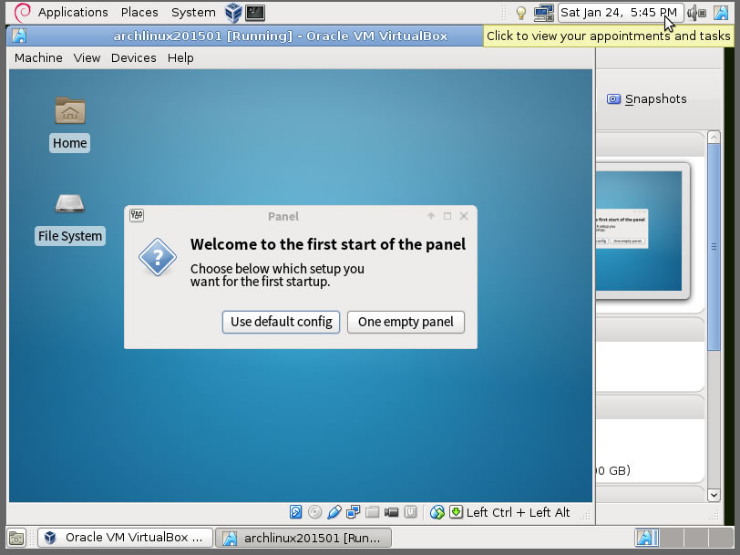 Archlinux 20150101をvirtualboxにインストール Itouhiroはてなブログ 