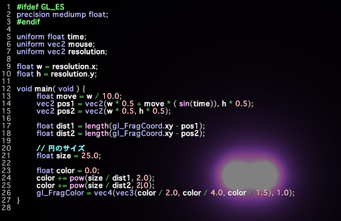 GLSLでメタボール - The jonki