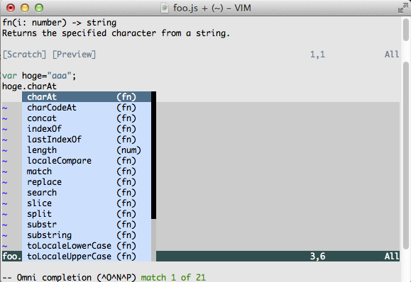 tern.vimでvimでjavascriptの補完など(vim advent calendar2012, 155日目) - kozo2's blog