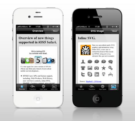 iOS5のMobile Safariから使えるようになったHTML5・CSSを試してみました【前編】 - くらげだらけ