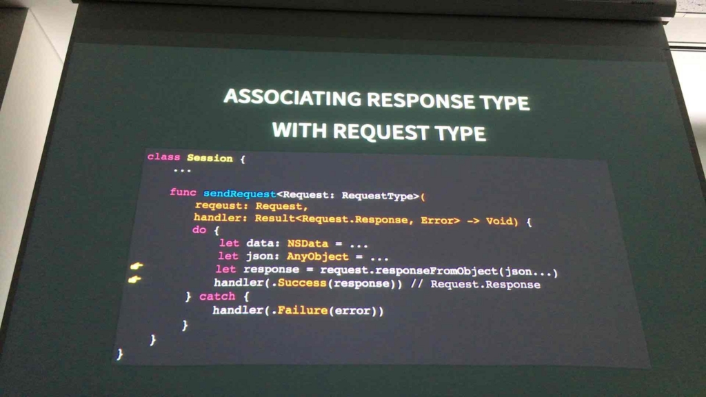 try! Swift Protocol-Oriented Programming in Networking #tryswiftconf Day2-9 - niwatakoのはてなブログ