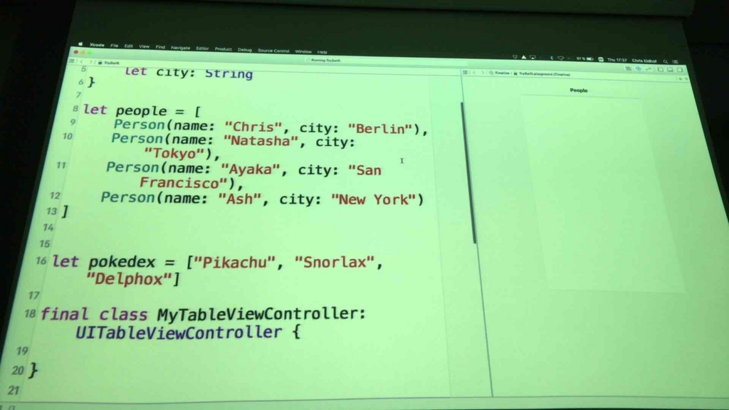 try! Swift SwiftらしいTable View Controllerの使い方 #tryswiftconf Day2-11 - niwatakoのはてなブログ