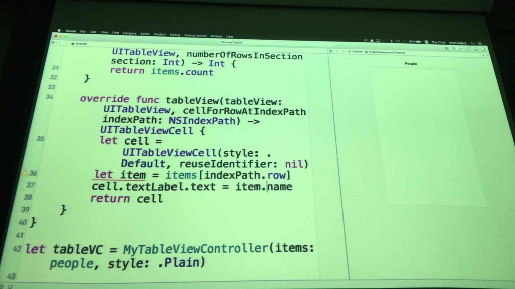 try! Swift SwiftらしいTable View Controllerの使い方 #tryswiftconf Day2-11 - niwatakoのはてなブログ