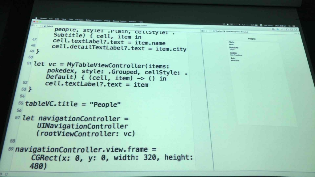 try! Swift SwiftらしいTable View Controllerの使い方 #tryswiftconf Day2-11 - niwatakoのはてなブログ