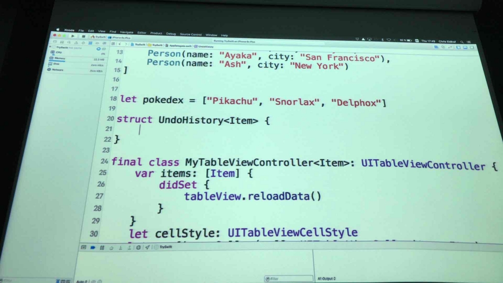 try! Swift SwiftらしいTable View Controllerの使い方 #tryswiftconf Day2-11 - niwatakoのはてなブログ