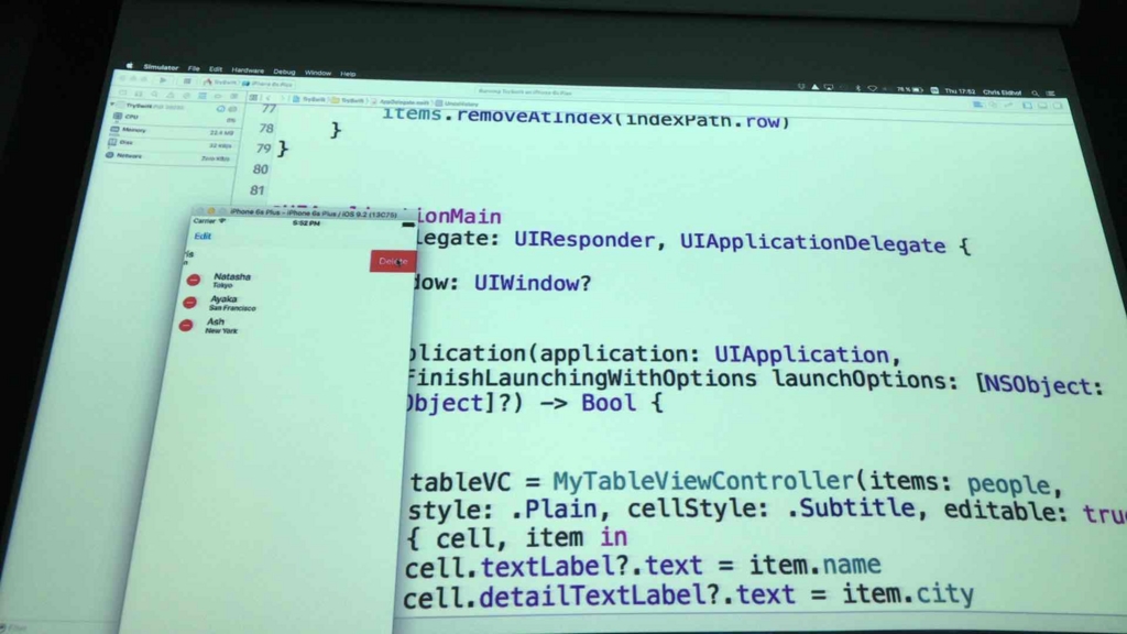 try! Swift SwiftらしいTable View Controllerの使い方 #tryswiftconf Day2-11 - niwatakoのはてなブログ