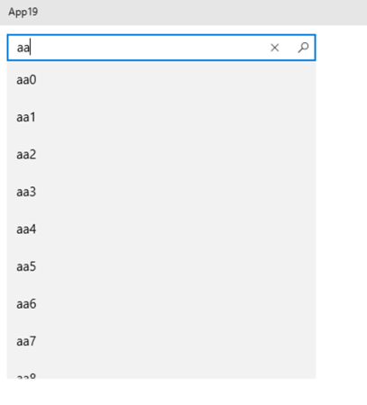 Universal Windows Platform appのAutoSuggestBox - かずきのBlog@hatena
