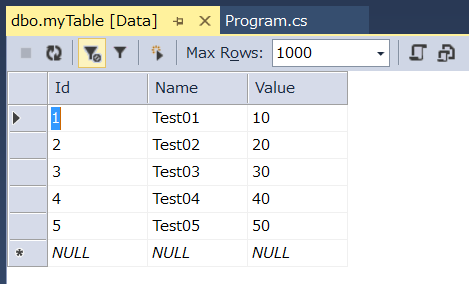 ADO.NET IN句にSqlParameterCollection.AddWithValue メソッドを使う - 1.21 jigowatts