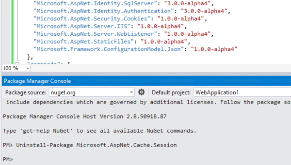 Visual Studio "14" CTP 4 での ASP.NET vNext の変更点 - しばやん雑記