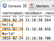 Spring Batch Hello world - 暇な日々にスパイスを
