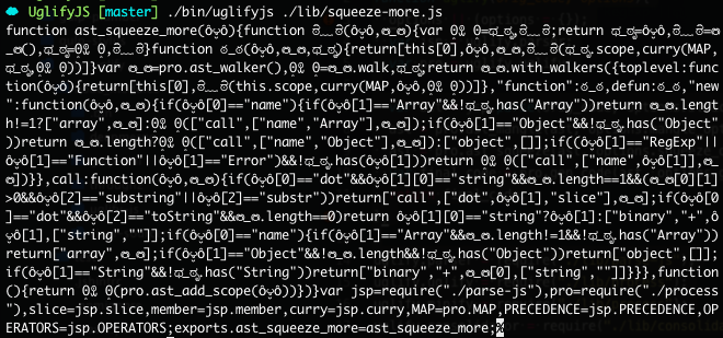 KaomojifyJSとかいうUglifyJSの亜種を試してみた - yutaponのブログ