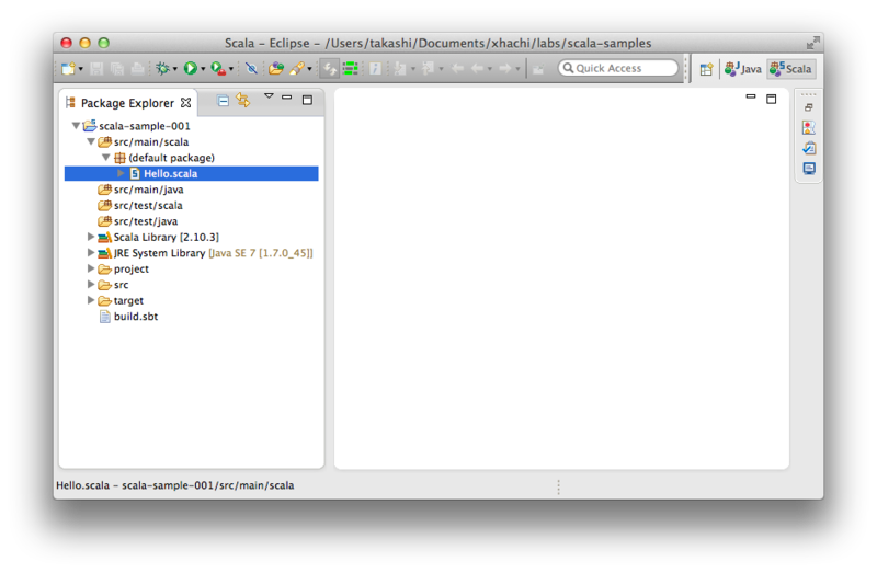 Scala入門記004 sbt + Eclipse - うさばかSE Blog3