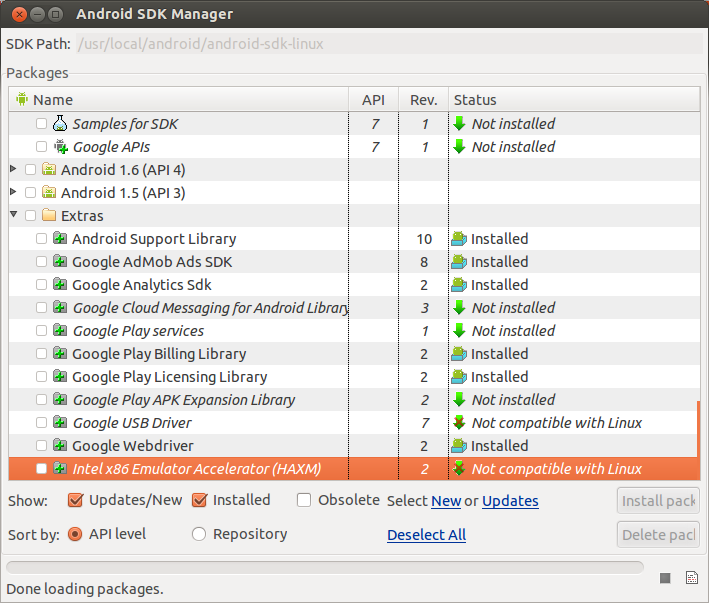 Linux上でandroidの爆速エミュレータ環境を構築してみた。 Develop With Pleasure
