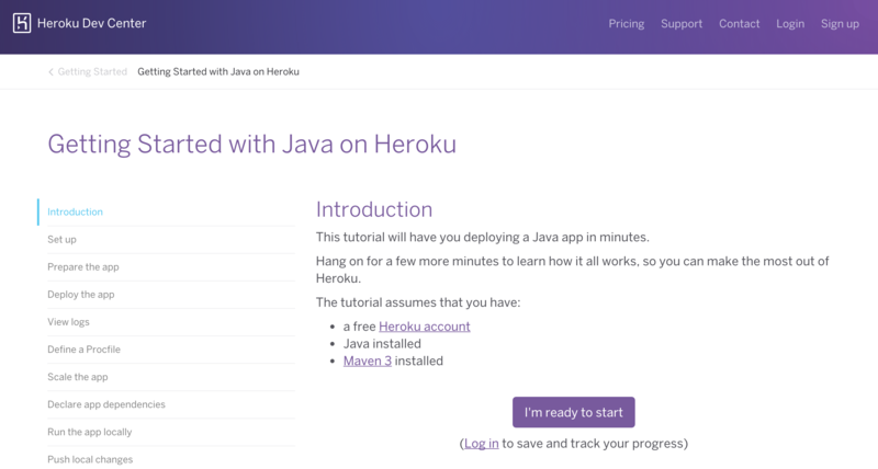 Getting Started with Java on Herokuをやってみました - tyoshikawa1106のブログ