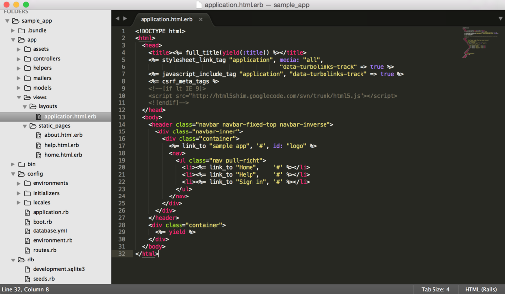 Rails：レイアウトのカスタマイズ - tyoshikawa1106のブログ