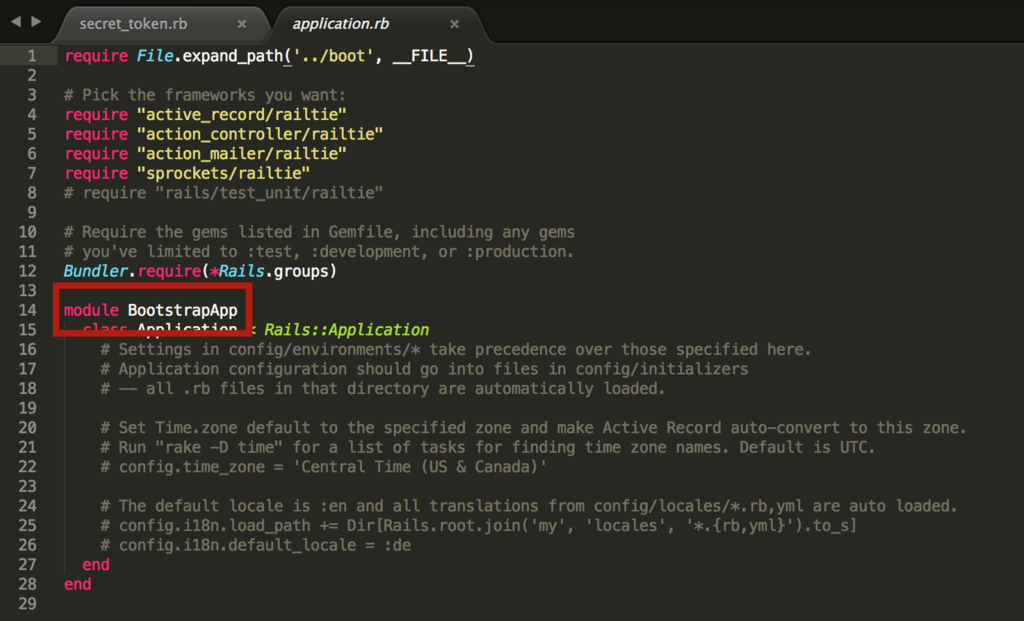 Rails：secret_token.rbとNameError - tyoshikawa1106のブログ