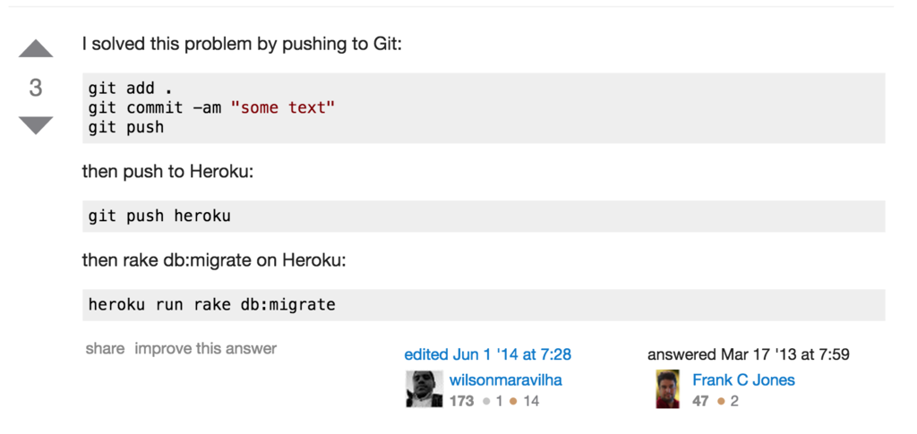 Rails：heroku run rake db:migrateを忘れてエラーが発生した話 - tyoshikawa1106のブログ