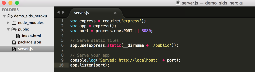 Heroku：Lightning Design System Getting Startedを試してみました - tyoshikawa1106のブログ
