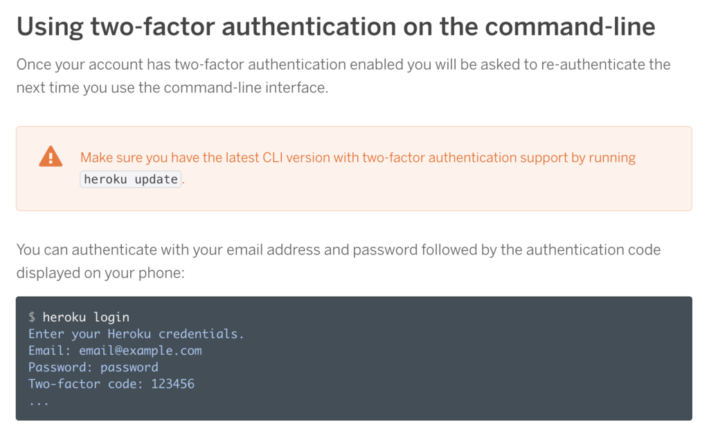 Heroku：Two-factor Authenticationを試してみました - tyoshikawa1106のブログ