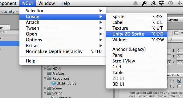 Unity2D - NGUIを使った際にSpriteの大きさに困った件(解決) - おれ、Unity2Dでゲーム作るんだ。