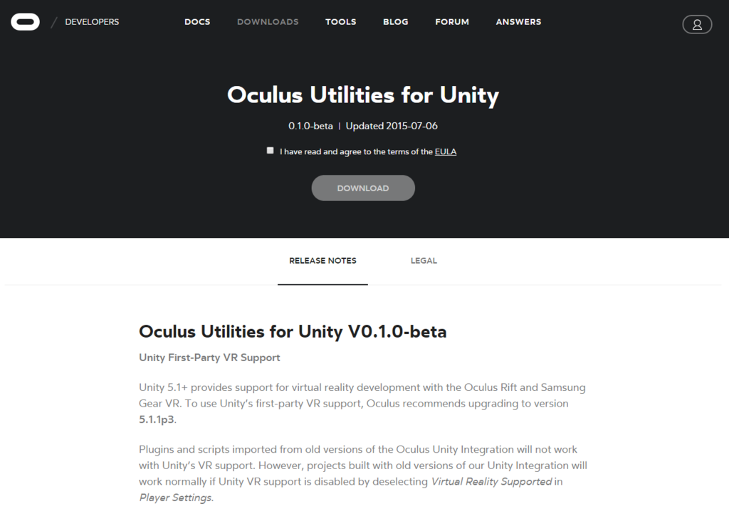 Oculus Riftの導入（DK2） - Unityな日々（Unity Geek）
