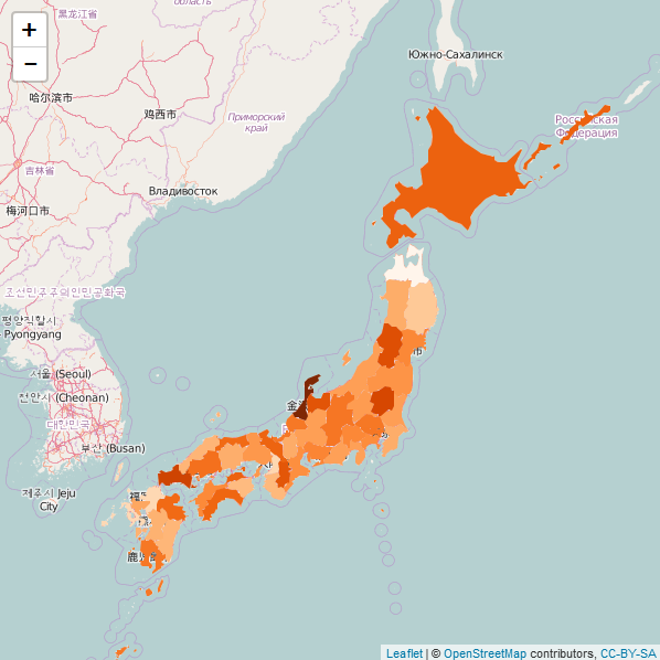 チョコレート狂地図 leafletバージョン - Technically, technophobic.