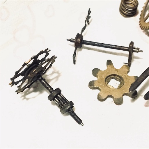 double wheel escapement clock. - A2 Laboratory. Work shop