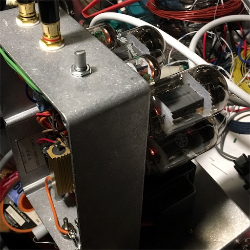 6JA5 スタイリッシュ鏡餅アンプ。 - A2 Laboratory. Work shop