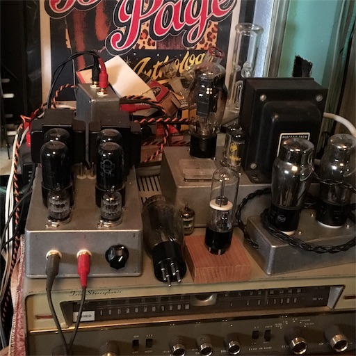 6JA5アンプをテスト - A2 Laboratory. Work shop