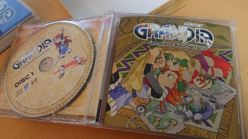 5枚組大ボリュームのサントラ「Grandia Complete Soundtrack」が届いた - 「正直どうでもいい？」