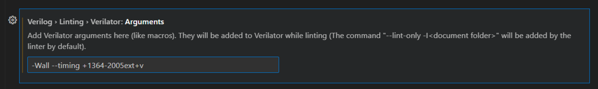 Verilatorを導入・Linterとして設定しました。 - 電子回路わからん日記