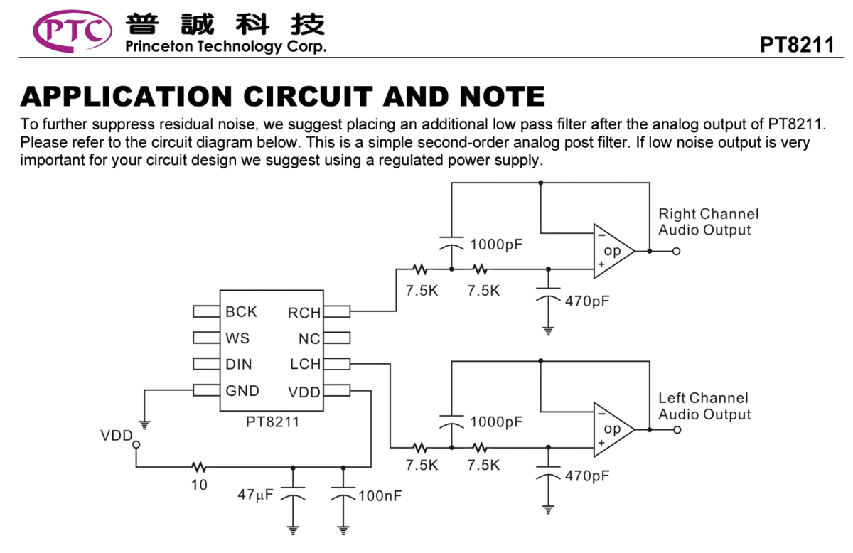 PT8211S DAC基板ができました - 電子回路わからん日記