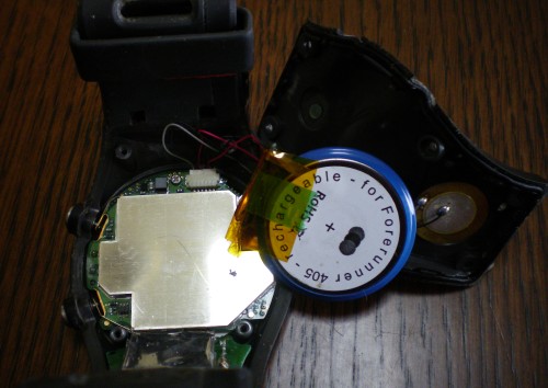 Garmin ForeRunner 405の電池換装 自力編 - ウルトラマラソン始めました