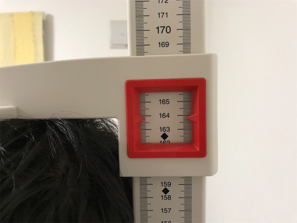 午後22時50分ごろの身長測定 - 超人間主義者Aの日記