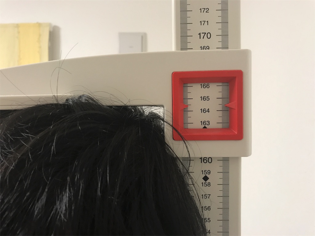 午後21時10分ごろの身長測定 - 超人間主義者Aの日記