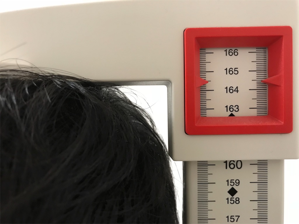 午後21時40分ごろの身長測定 - 実験体Aの日記