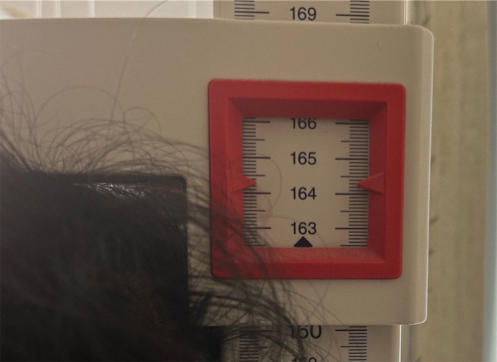 午前8時40分ごろの身長測定 - 超人間主義者Aの日記