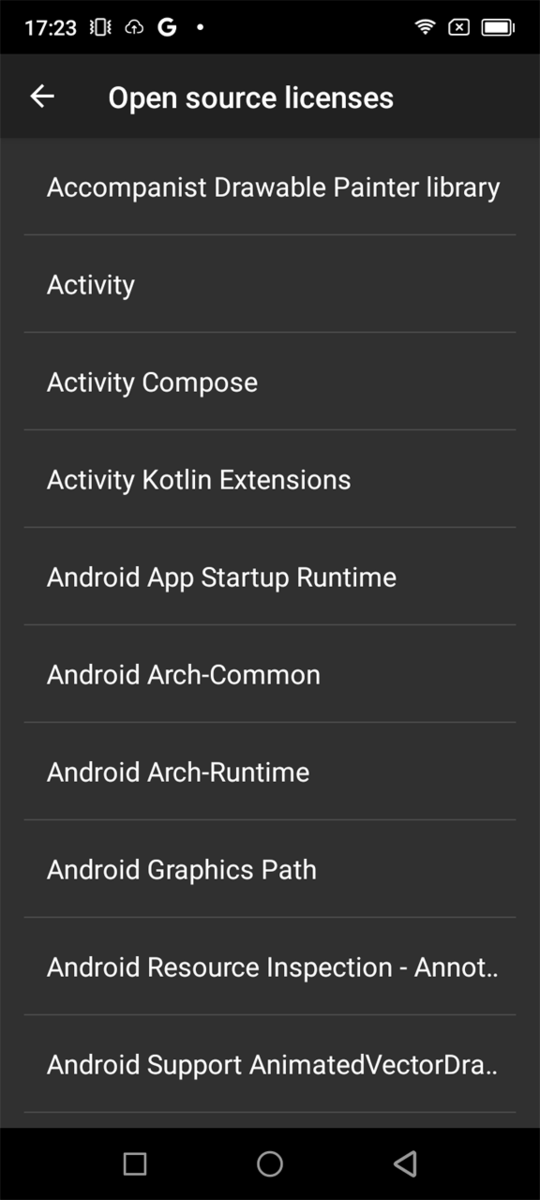 個人制作アプリにOSSライセンス表示を入れた - Aniokrait雑記
