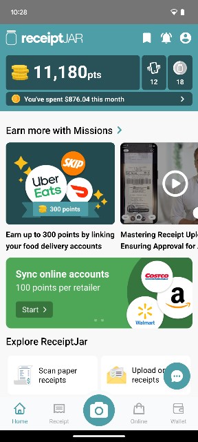 【海外在住者向け】Reciept Hog・Receipt jarの使い方 レシートをスキャンするだけでお金がもらえるアプリ - カナダで2人 ...