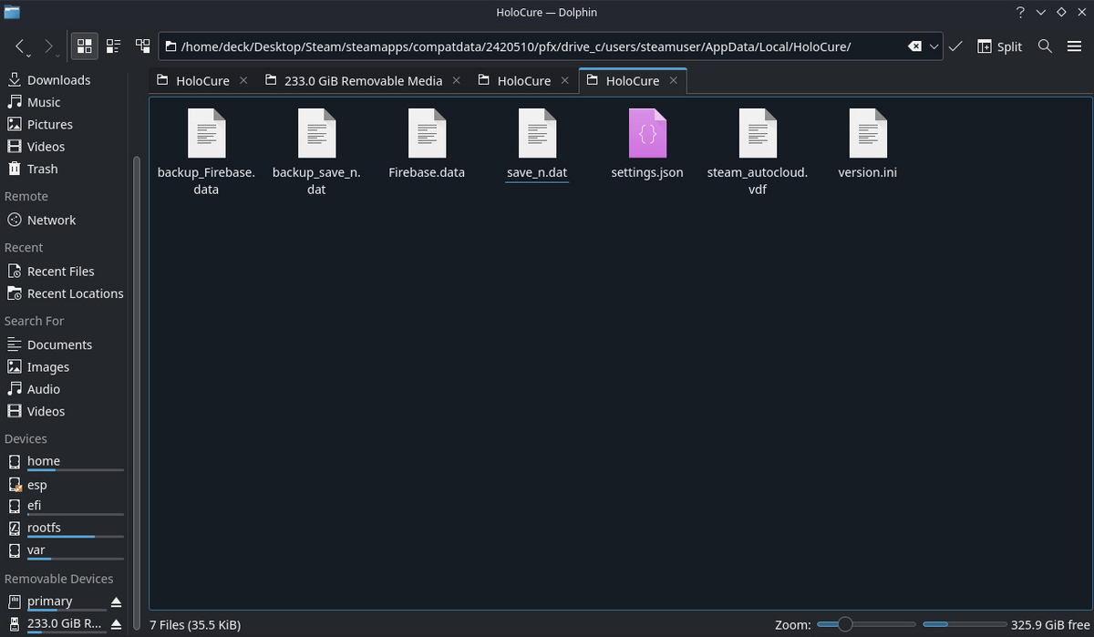 SteamDeckで非SteamとしてHoloCureを動かしていた人のSteam版HoloCureへセーブデータ移行メモ - memo log