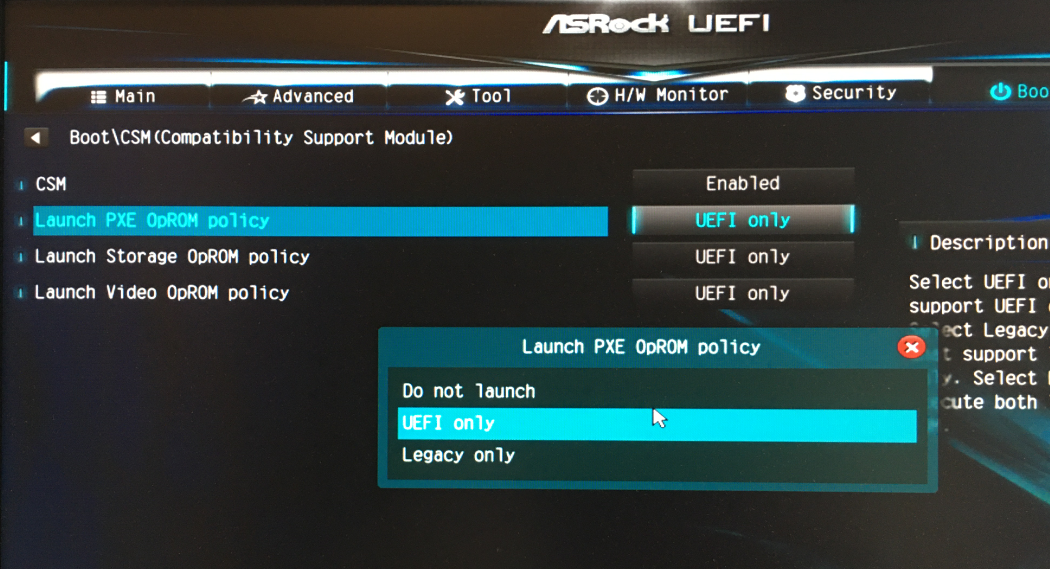 PXEでディスクレスLinux (CentOS)クライアントをBootする(UEFI編) - クーの自由研究